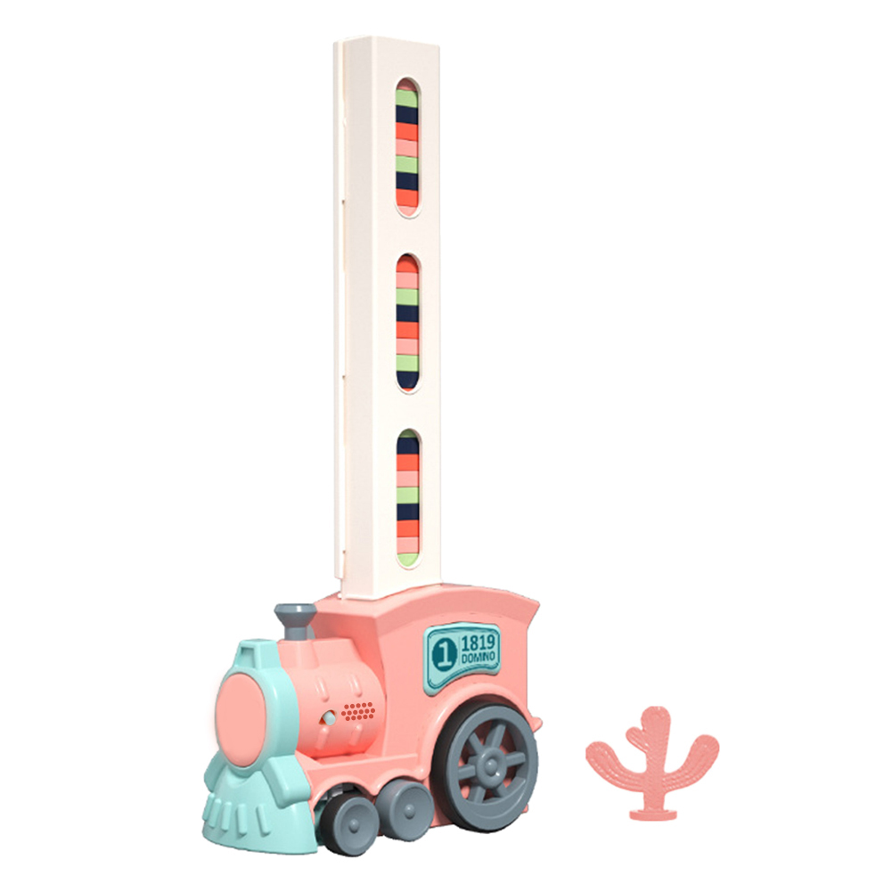 Domino Rally Electric Train Model Toy with Lights ... – Vicedeal