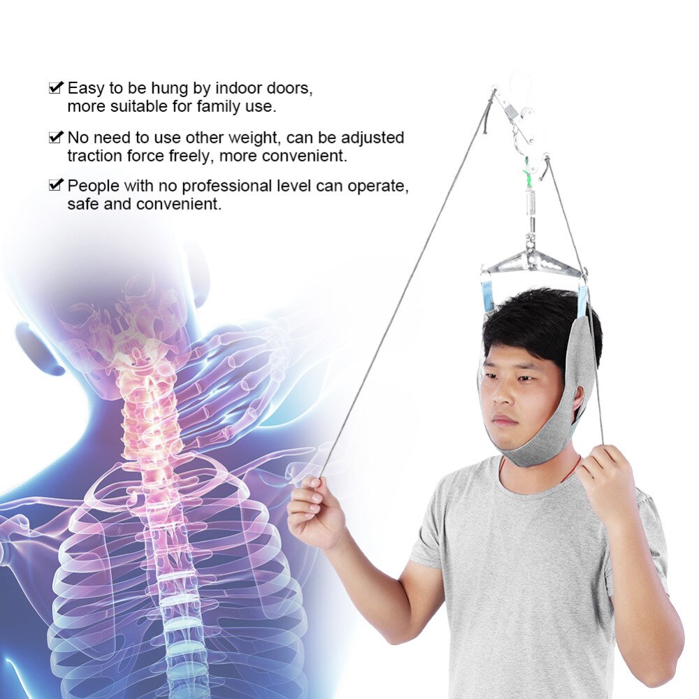 Adjustable Neck Brace Cervical Traction Fixation G... – Vicedeal