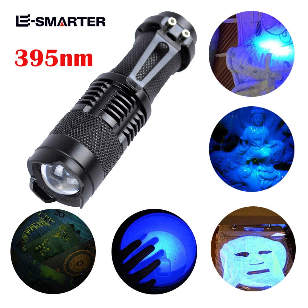 Uv Ultra Violet Led Flashlight Blacklight Light 39... – Vicedeal