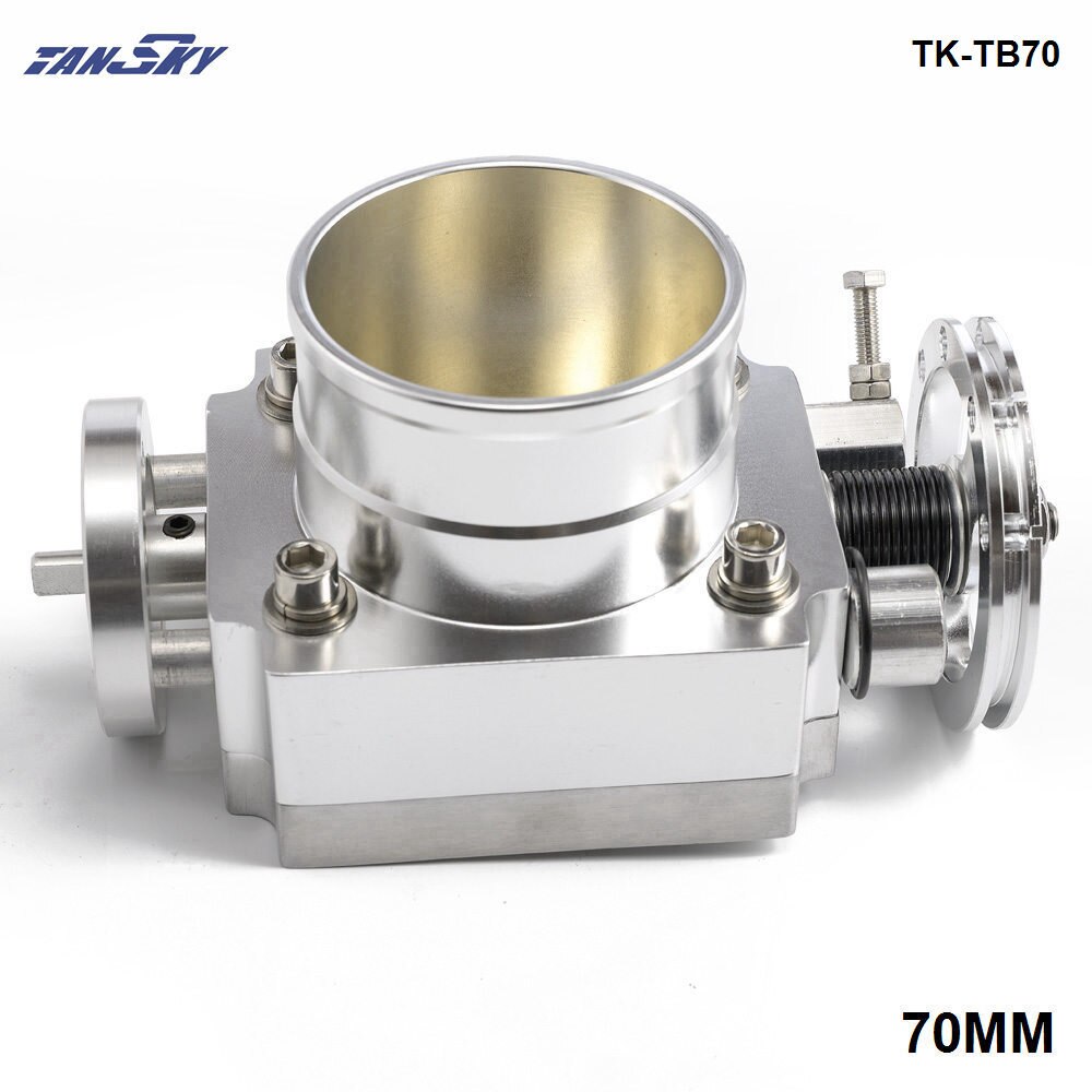 Silver 70mm Throttle Body Performance Intake Manif... – Grandado