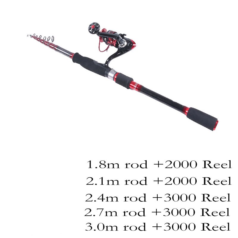 1.8-3.0m Carbon Fiber Telescopic Rod Superhard Boa... – Grandado