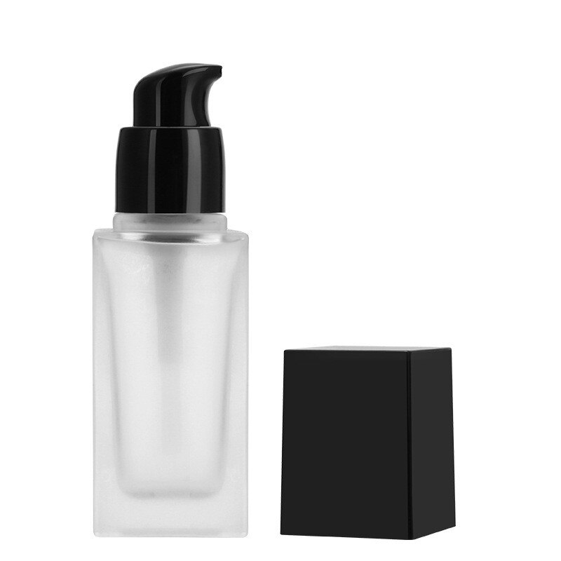 30ml Empty Glass Square Liquid Foundation Bottle T... – Grandado