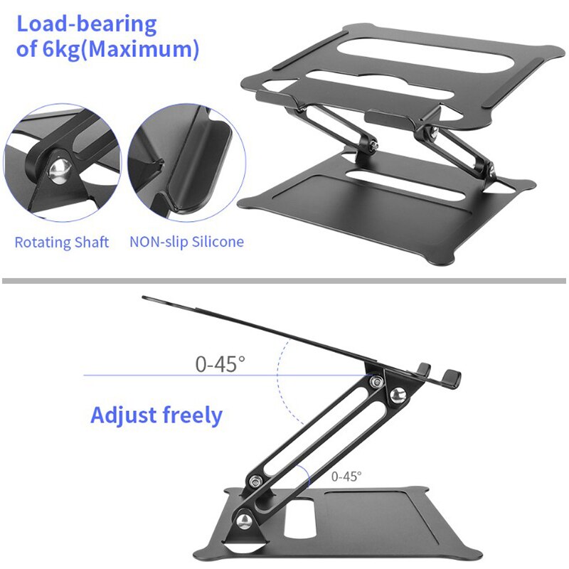 Aluminium Verstelbare Laptop Cooling Beugel, Deskt... – Grandado