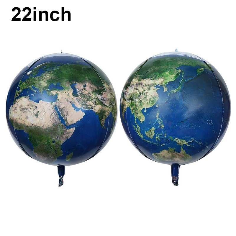 22'' 4D Round Sphere World Map Balloon Out... – Grandado