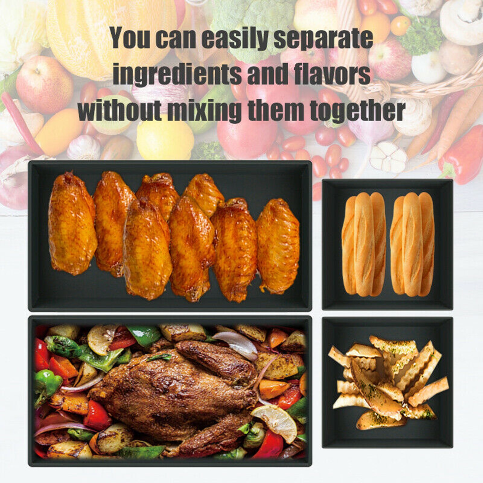 4Pcs Versatile Silicone Grid Cooking Divider Bakin... – Grandado