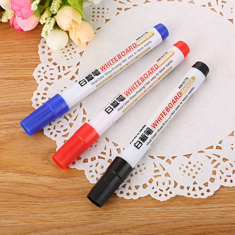 10 Teile/schachtel Bunte Whiteboard Stift Schwarz ... – Grandado