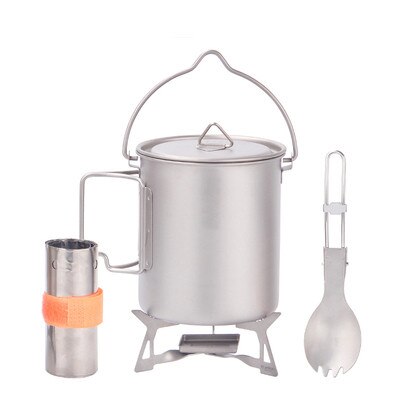 Bärbar ren titan utomhus camping picknick hängande... – Vicedeal