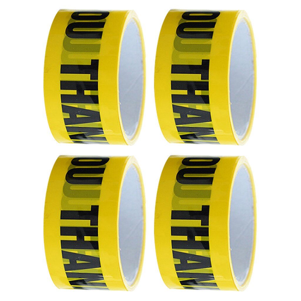 1/2/4 Roll 25mm*48mm Opp Warning Tape Please Wait ... – Vicedeal