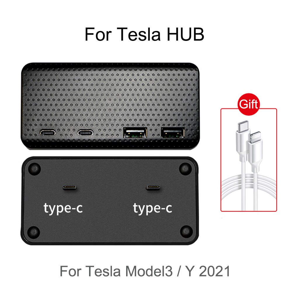 Voor Tesla Model 3/Y Hub Usb Splitter Hub Docking ... – Grandado
