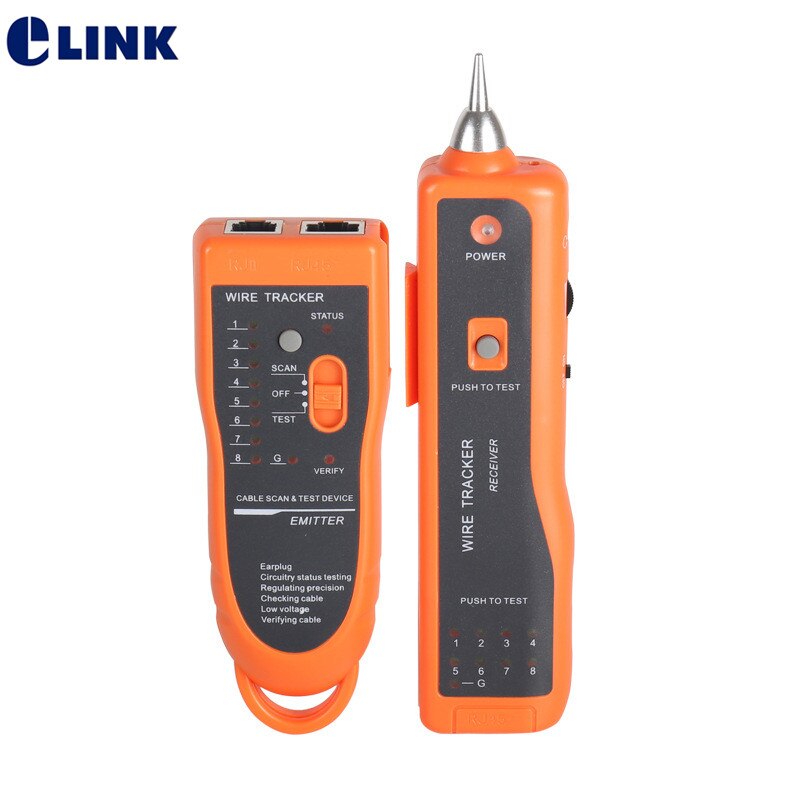 XQ-350 RJ45 RJ11 CAT5 CAT6 Wire Tracker Tester Tel... – Grandado