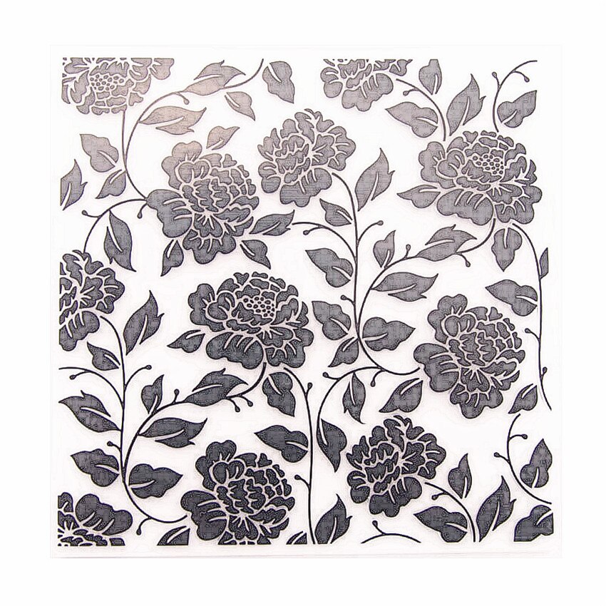 PANFELOU Easter The rose garden Embossing folders ... – Grandado
