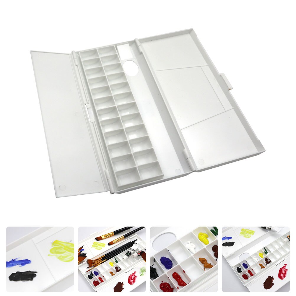 Folding Watercolor Pigment Box Plastic Art Paint B... – Vicedeal