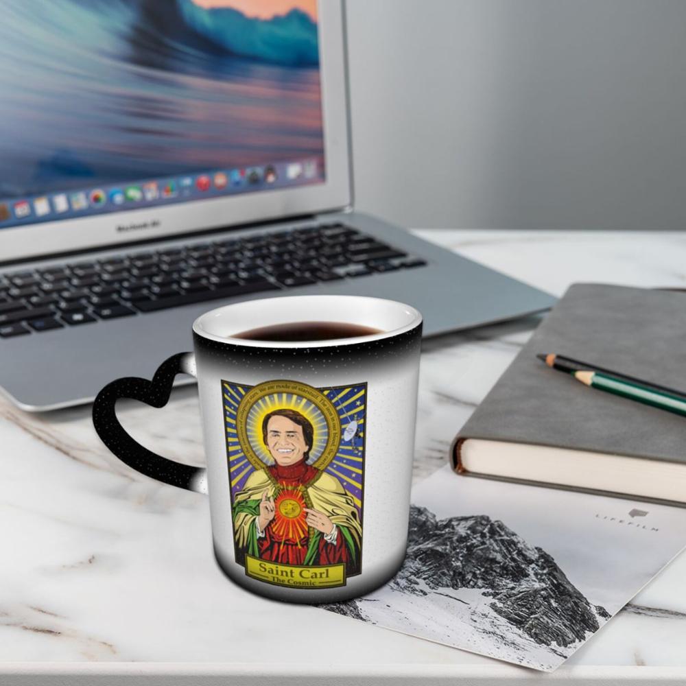 Saint Carl Sagan coffee K mugs glass cups tazas se... – Grandado