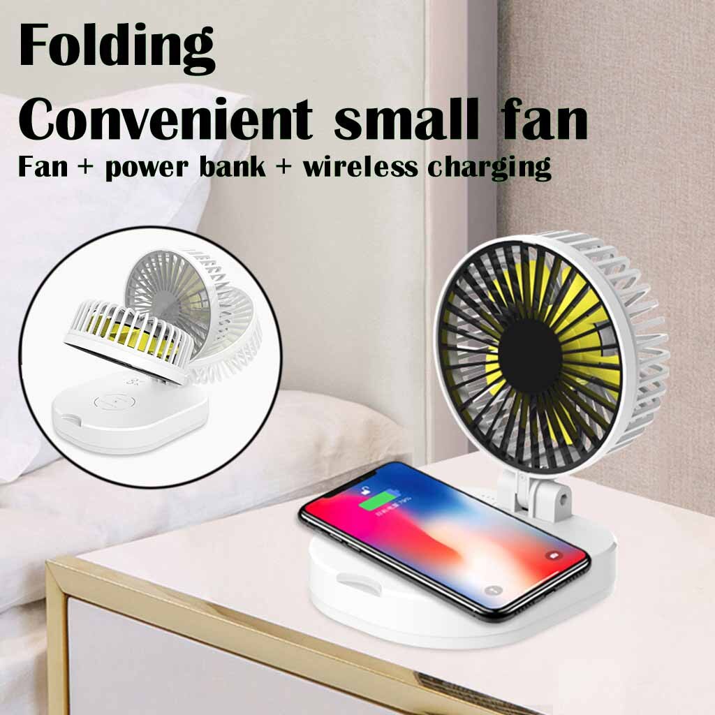 Portable 2-in-1 Fan & Phone Charger - Usb Or Wirel... – Vicedeal