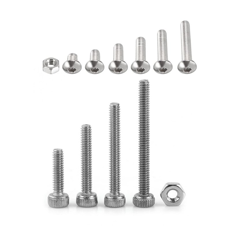 JFBL 480Pcs M2 M3 M4 Hex Socket Screws Set Hex Soc... – Grandado