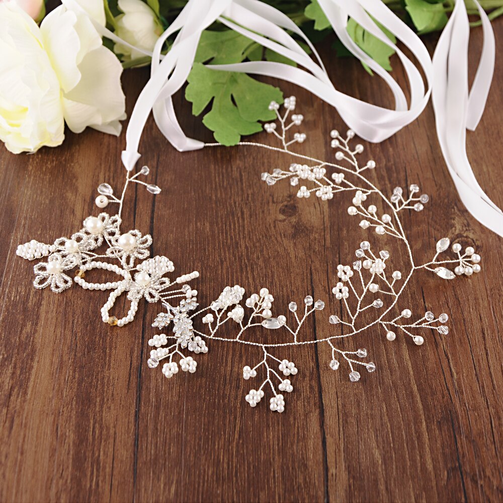 TRiXY SH07 Pearls Bridal Belt Wedding Dress Access... – Vicedeal