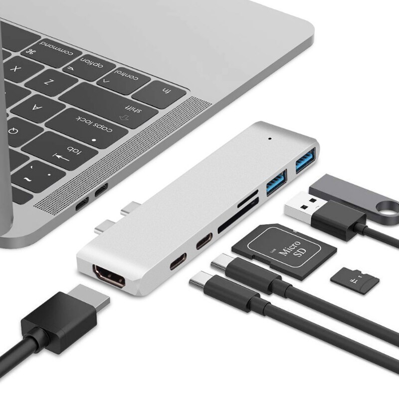 Dual Type-C Usb C Macbook Pro Laptop Docking Stati... – Vicedeal