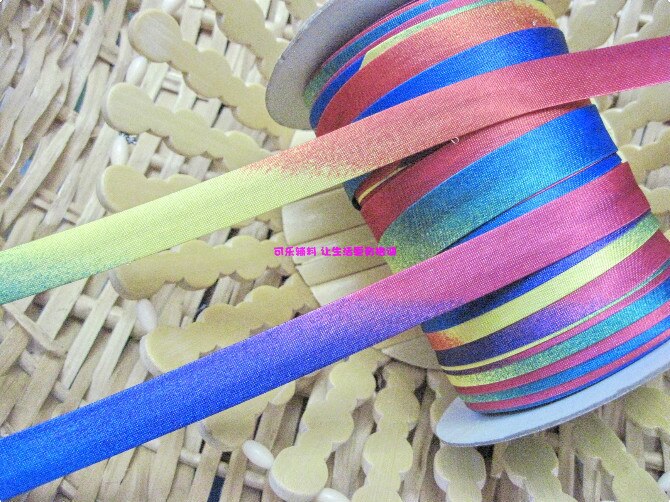 10 Meters/Lot Polyester Rainbow Air Bush Color Sin... – Grandado