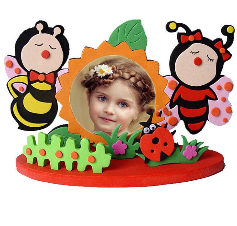 1set Cute DIY EVA Photo Frame Craft Toy Preschool ... – Vicedeal