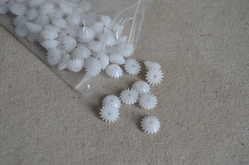 DIY 100PCS 0.5 Modulus 16T 2mm Aperture Plastic Sp... – Grandado