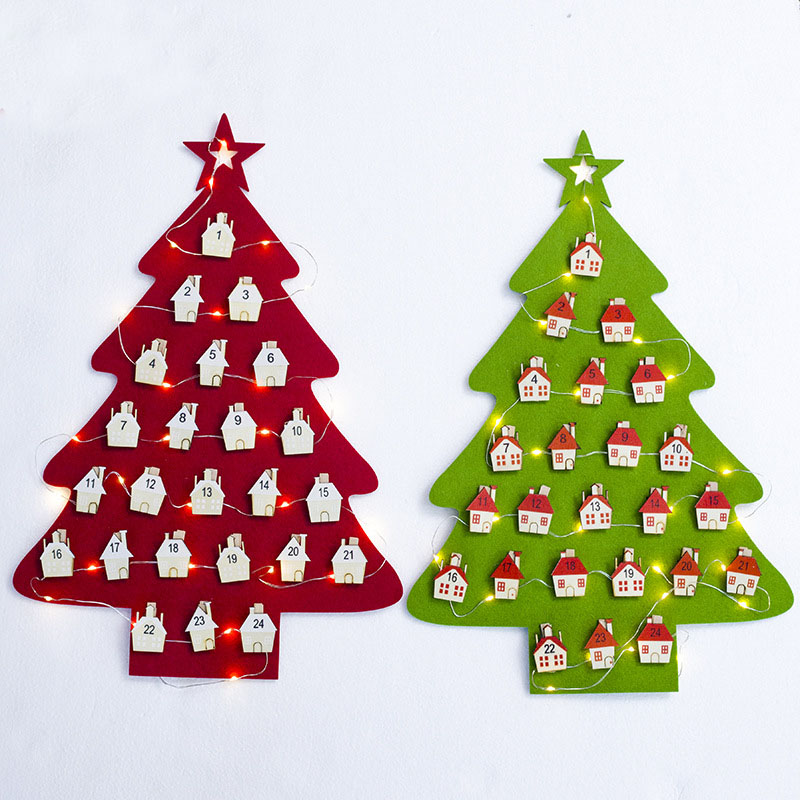 Year Decoration Glowing LED DIY Christmas Tree Cal... – Grandado
