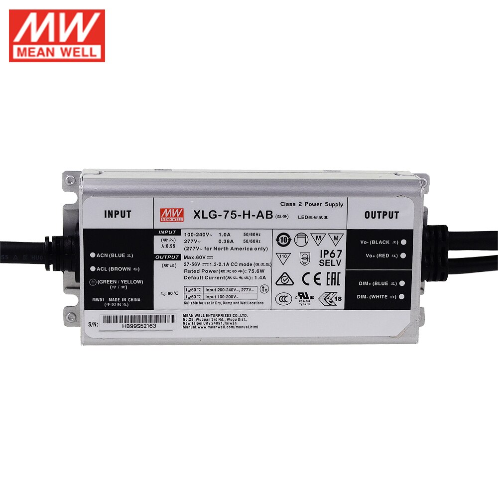 MEAN WELL-controlador LED ajustable, fuente de ali... – Grandado