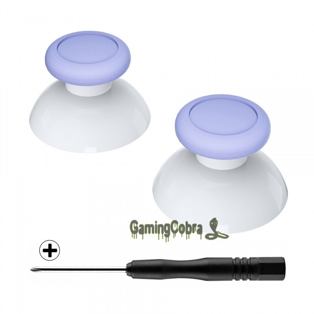 Light Violet & White Dual-color Mushroom Joystick ... – Grandado