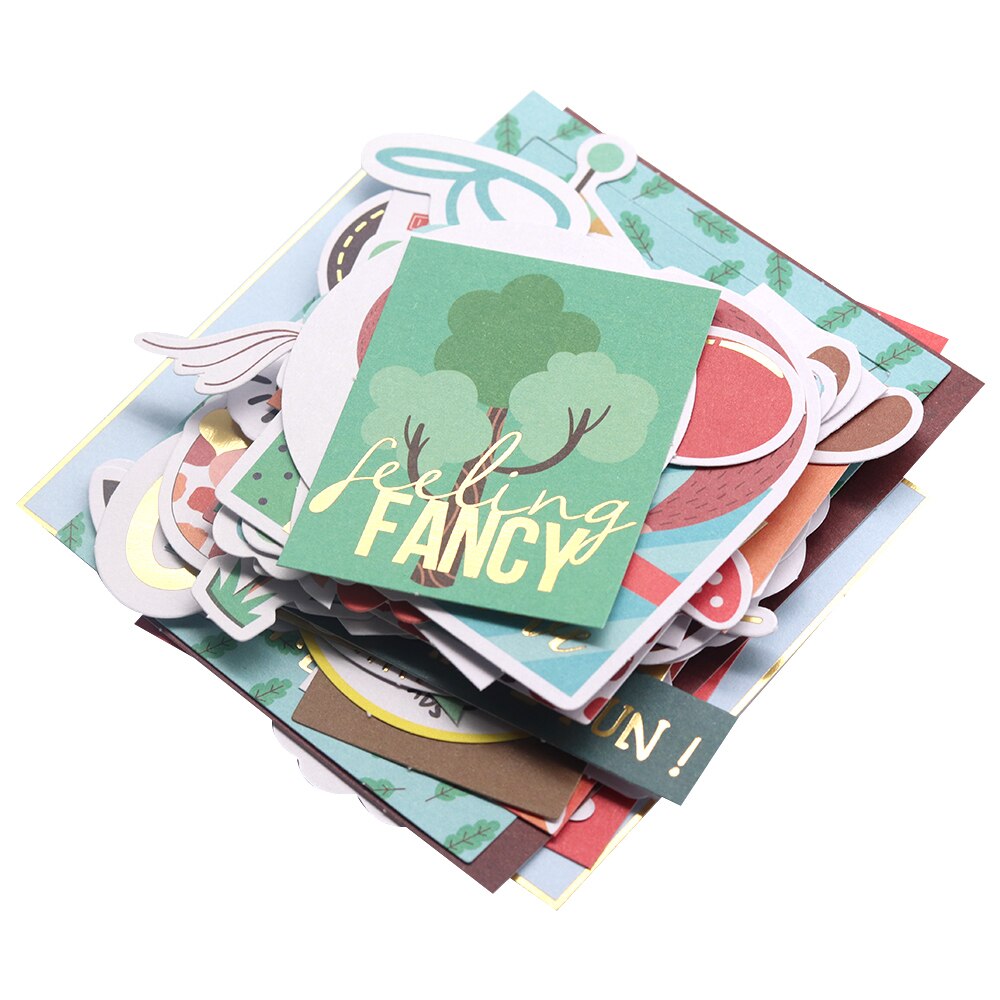 Papel impreso con formas para manualidades, decora... – Grandado