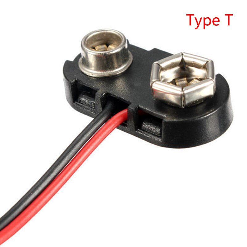 5 Pcs/lot T type I type 9V Battery Snap Connector ... – Grandado
