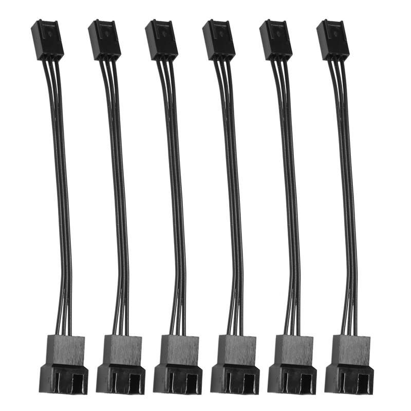 6Pcs 4Pin PWM To 3Pin Standard Fan Adapter Cable – Grandado