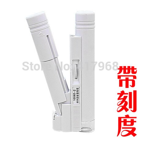 150X Portable LED Light Microscope With Scale Loup... – Grandado