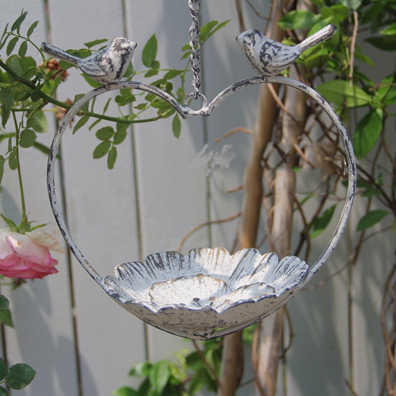 hand craft retro rustic metal bird feeder ideas – Grandado