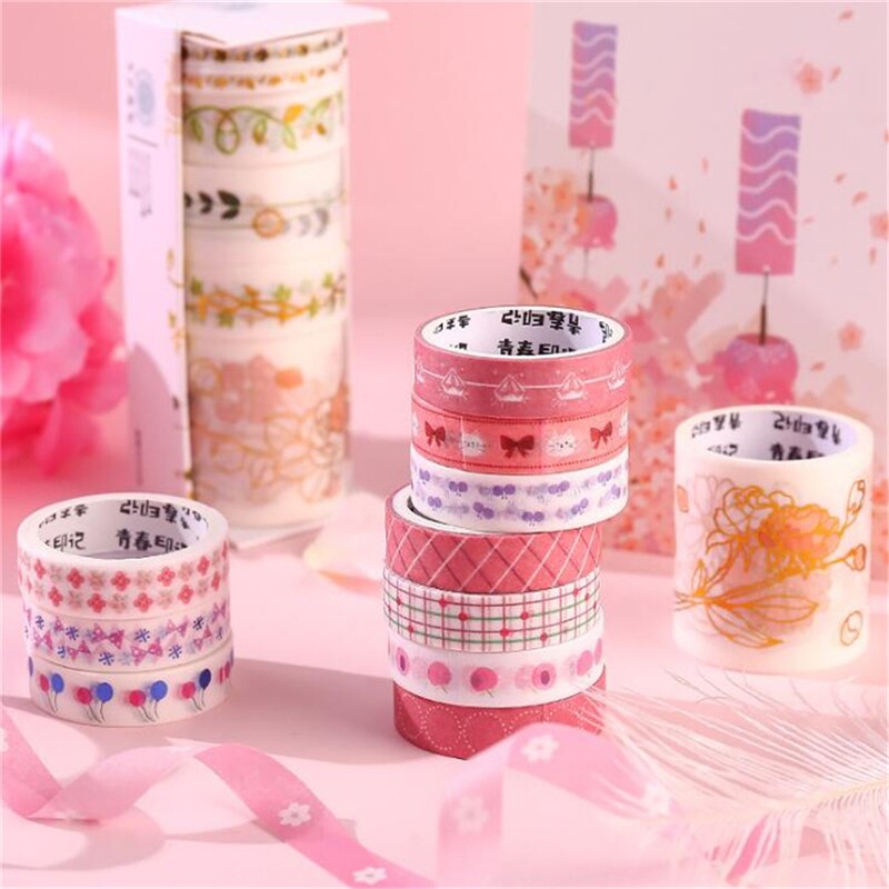 10 Rolls/set Tape Japanese Stationery Stationery S... – Vicedeal