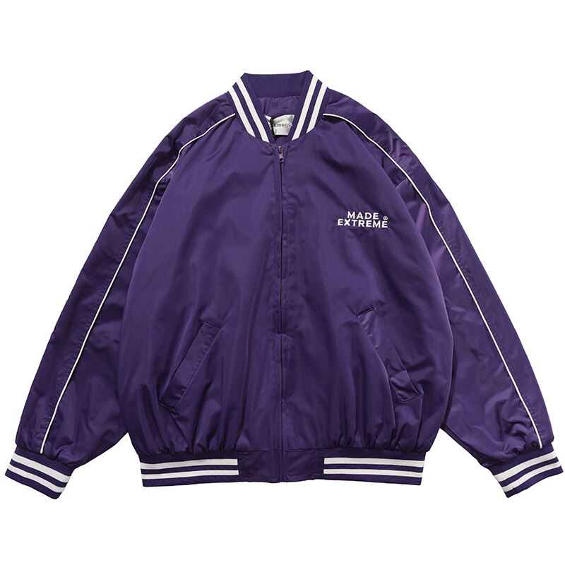 Aolamegs Zipper Baseball Jackets Men Cute Panda Pa... – Grandado