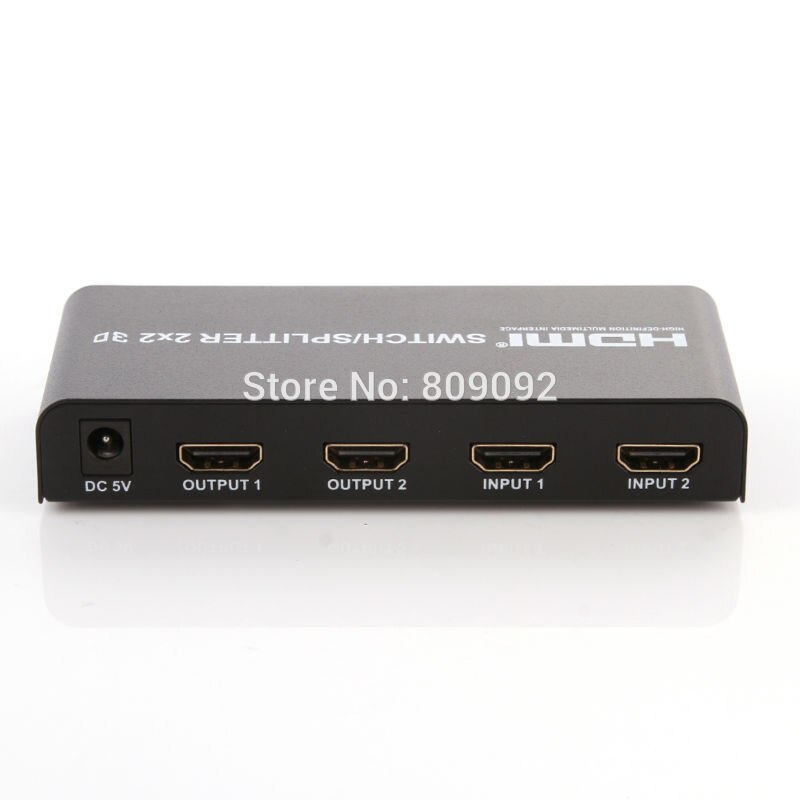 2x2 HDMI True Matrix Switch Splitter Amplify Selec... – Vicedeal