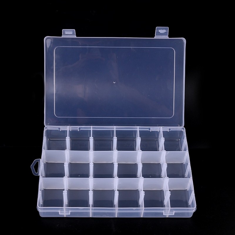 18 Grid Plastic Storage Box Case large size Home J... – Grandado