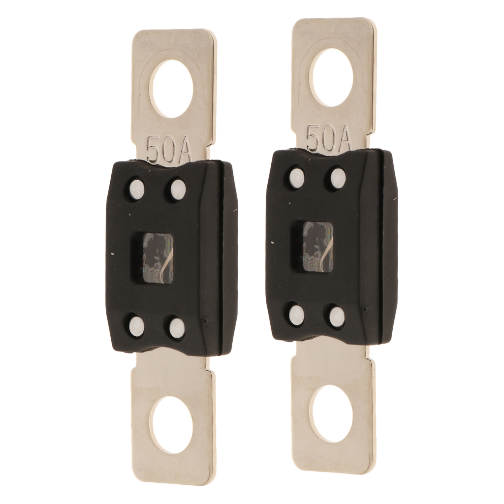 2 x Bolt Down Mega Fuse 50A 32v for Vehicle Truck ... – Grandado