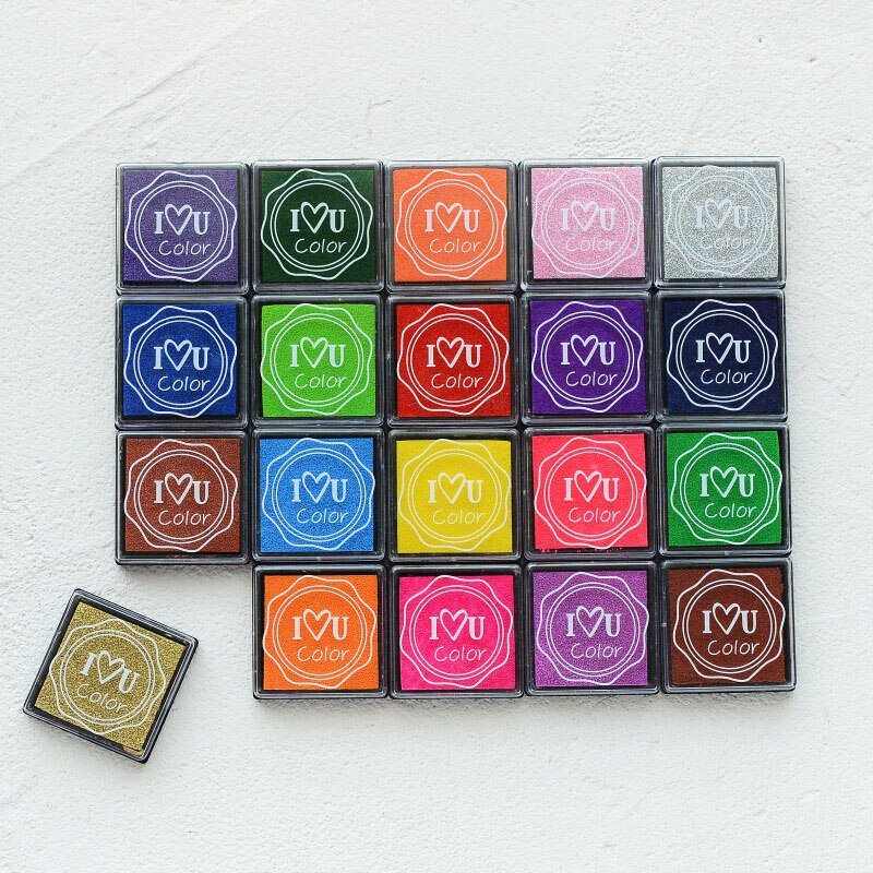 20pcs Multi-colored Giant Ink Pads Stamp Pads Inkp... – Vicedeal