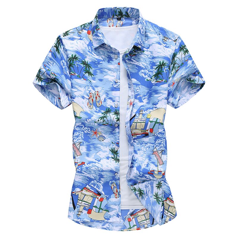 45Kg-120Kg Zomer Mode Mannen Korte Mouwen Casual S... – Grandado