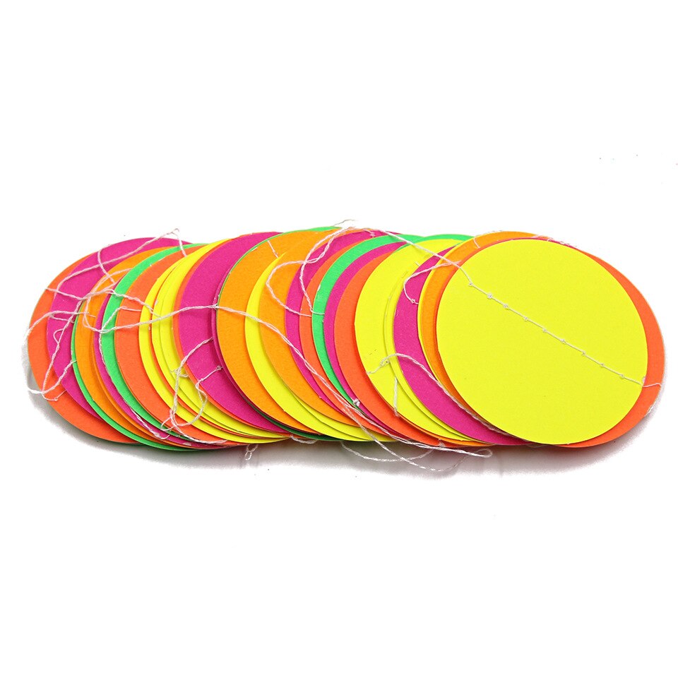Neon Paper Garland 4m Star Dots Hanging Decoration... – Vicedeal