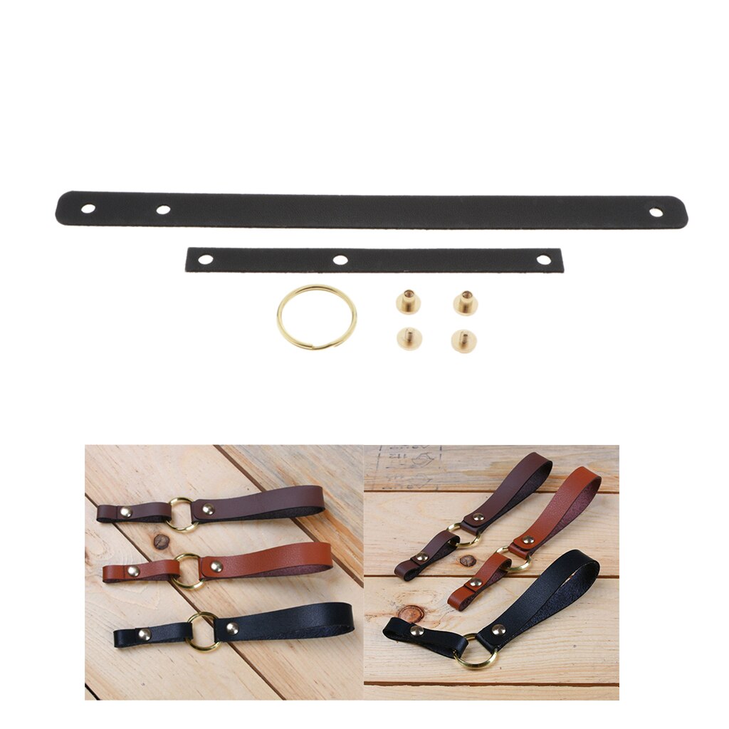 DIY Leather Craft Making Kit Key Chain Rope Leathe... – Grandado