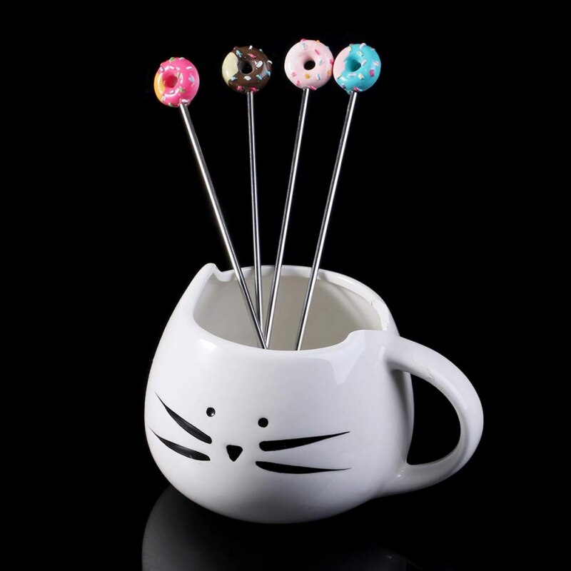 Stainless Steel Stick Round Head Donut Shape Swizz... – Grandado