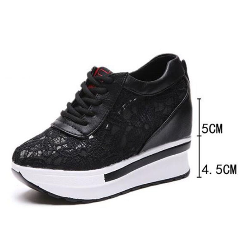 COVOYYAR Hidden High Heels Women Sneakers Breathab... – Grandado