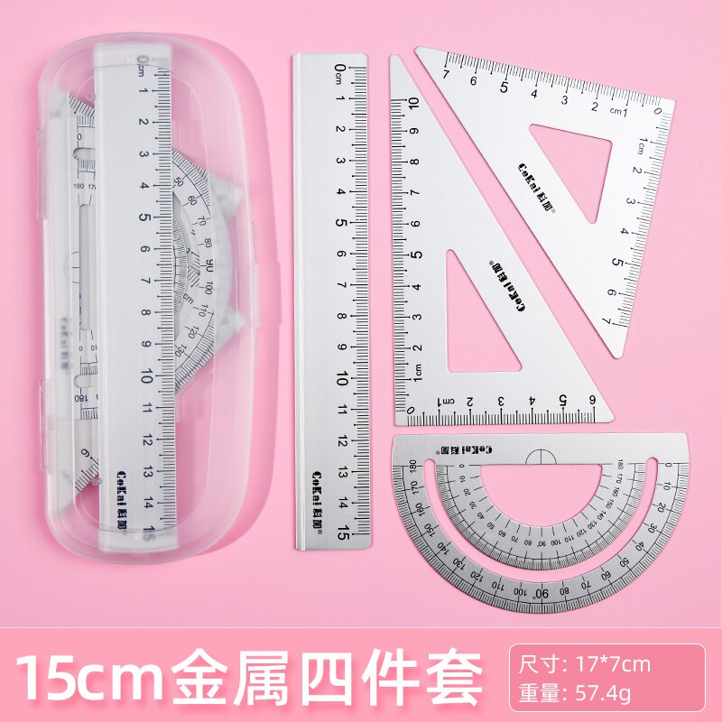 Soft Ruler, Straightedge, Triangle Ruler, Four-pie... – Grandado