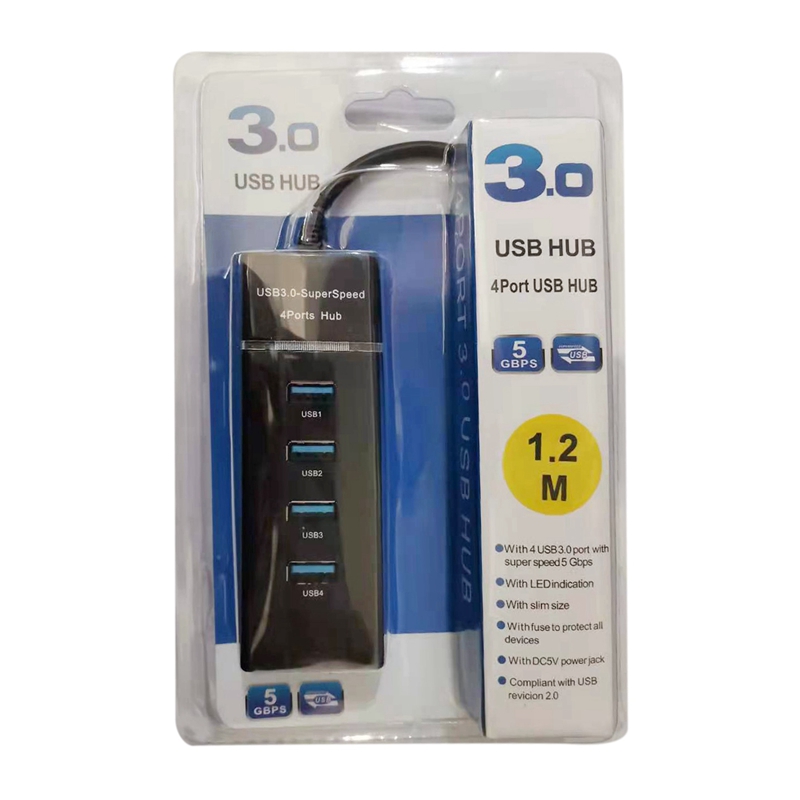 USB 3,0 Hub, 4 Hafen USB 3,0 Adapter, daten Hub Ve... – Grandado