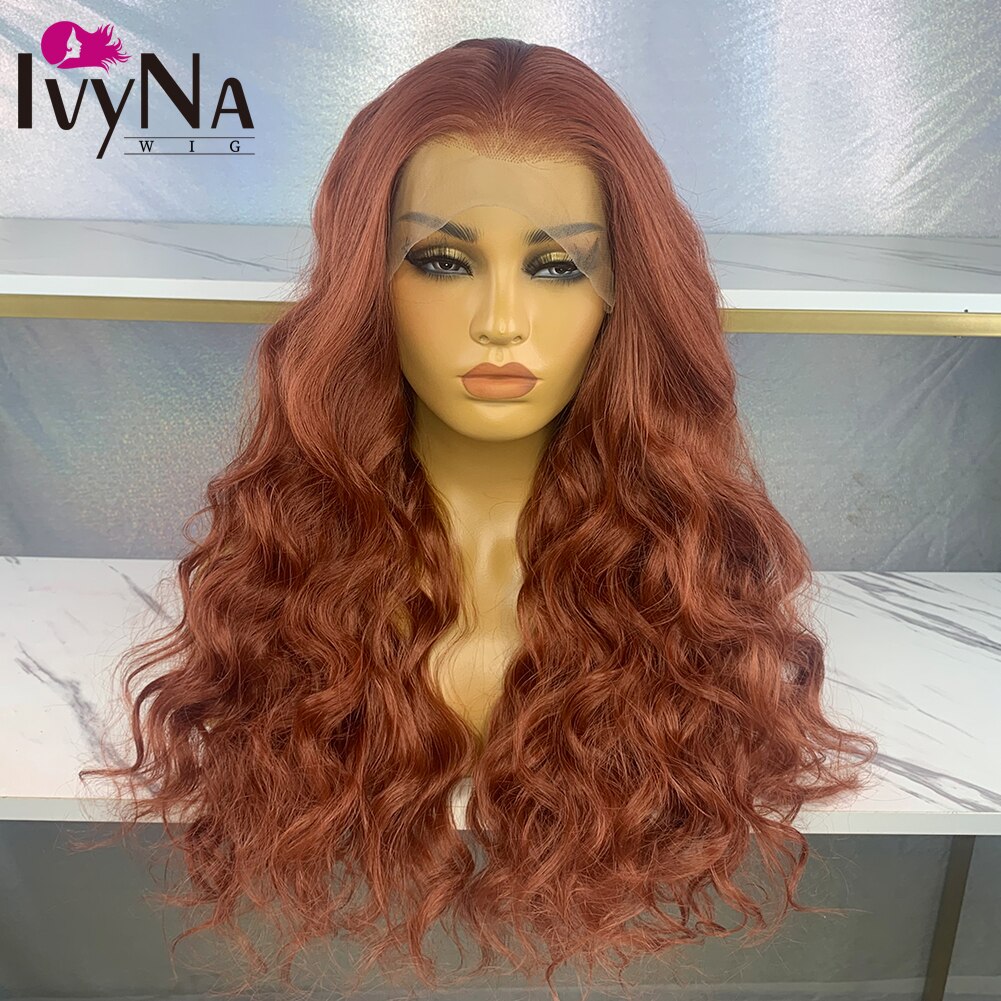 IvyNa Synthetic Lace Wigs for Black Women Copper R... – Grandado