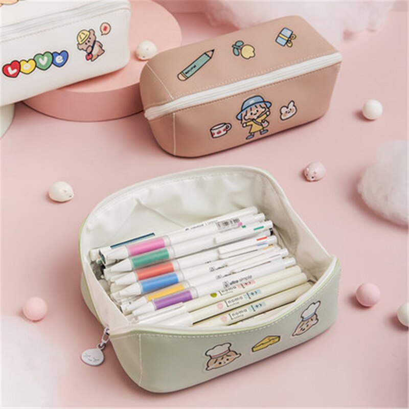 Koreaanse Etui School Pen Case Levert Grote Potloo... – Grandado