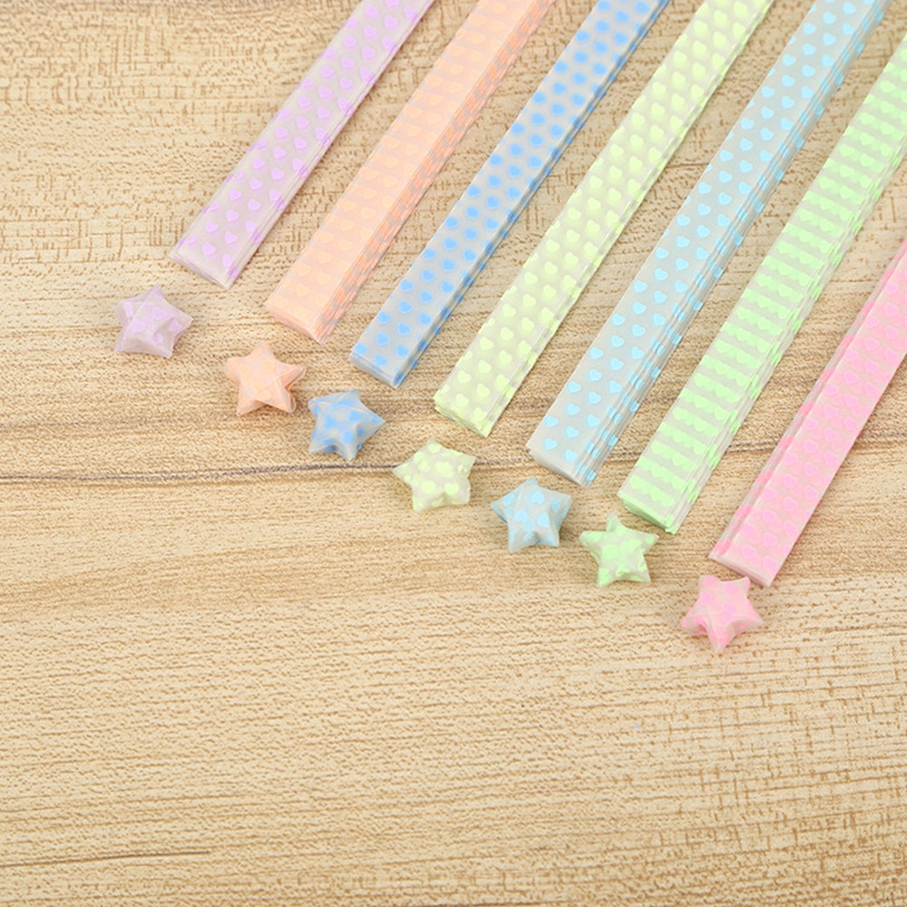 30pcs/Pack Luminous Handcraft Origami Lucky Star P... – Grandado