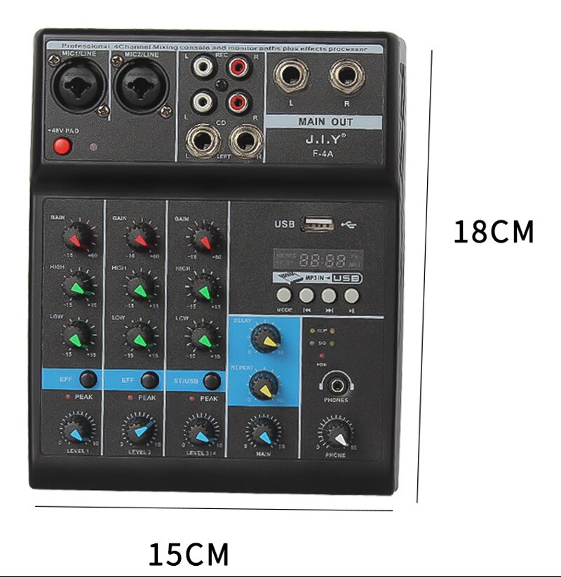 A4 Sound Mixing Console Bluetooth Record Computer ... – Vicedeal