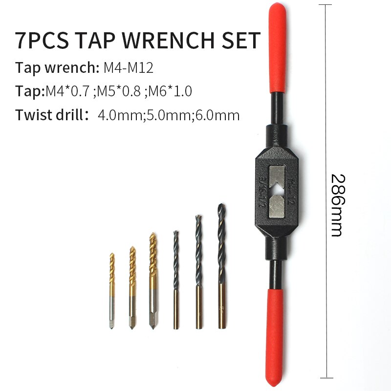 Anti skid handle tapping Tapping Manual tap wrench... – Vicedeal